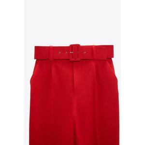 Zara | Jackets & Coats | Nwt Zara Sm Business Suit Set Red Lapelless ...